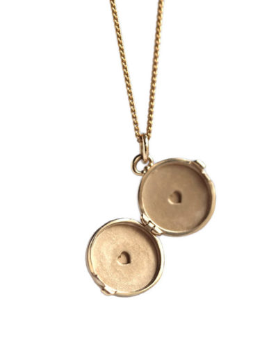 Infinity Locket in 14k Gold | Lockets for your Story Erin Pelicano